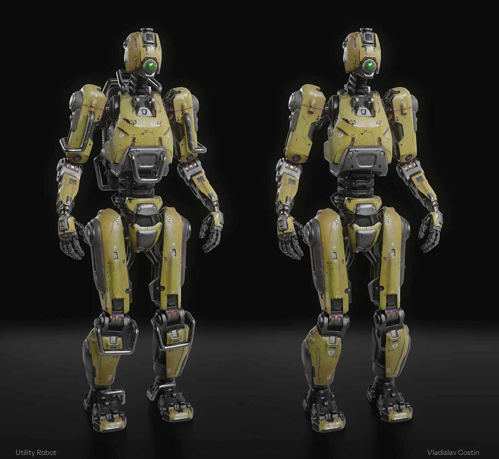 Utility Robot - HARD SURFACE in Zbrush - ZBrushCentral
